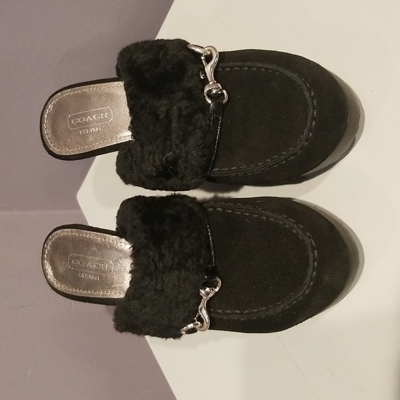 Coach | Shoes | Coach Idyle Platform Clog Mules 65bnew Without Box ...